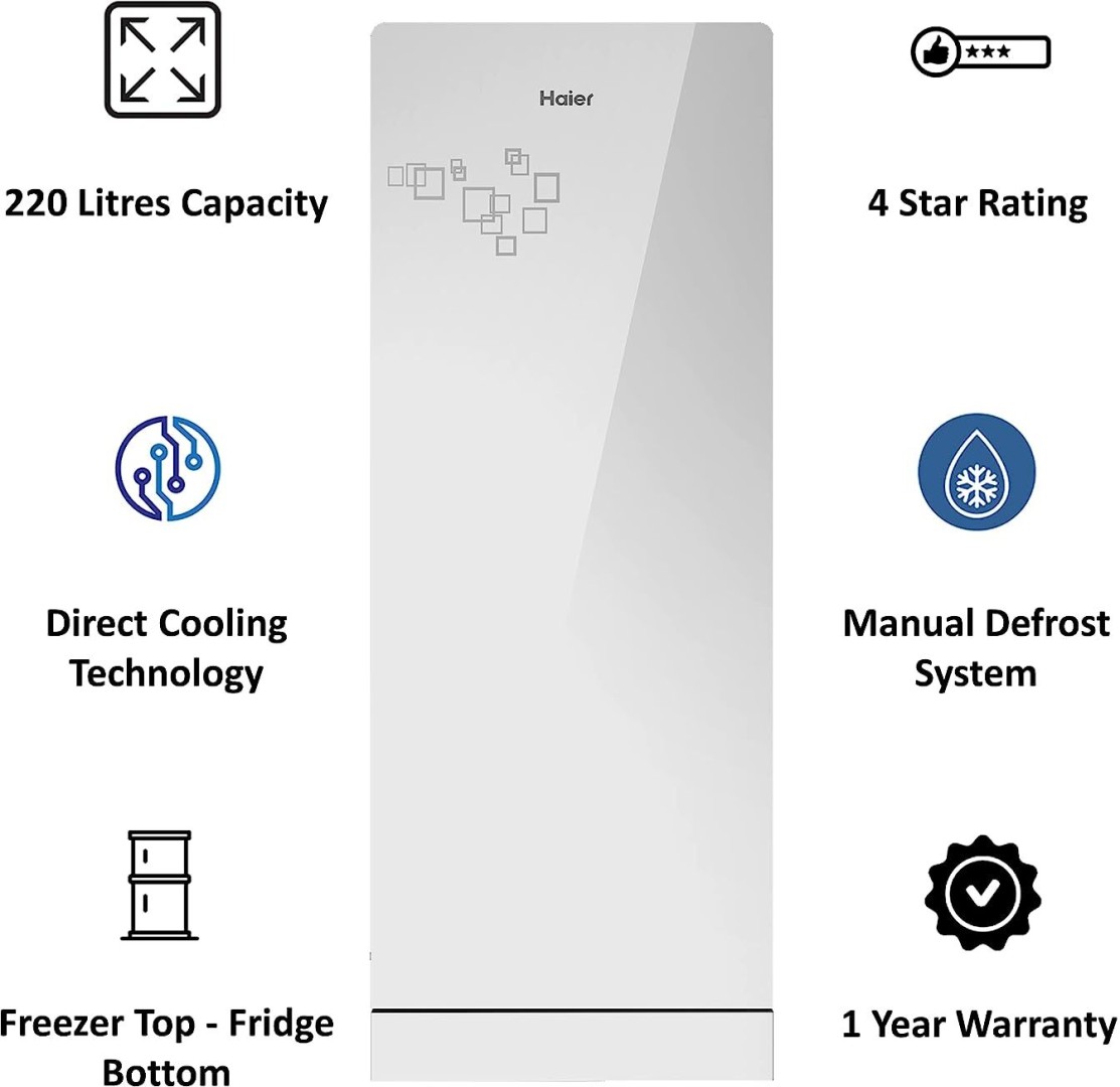 Haier HRD-2353PMG-P 215 Ltr Single Door Refrigerator Price ...