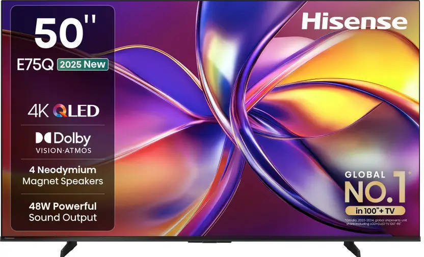Hisense 50E75Q 50 inch UHD Smart QLED TV Price, Specifications & Features