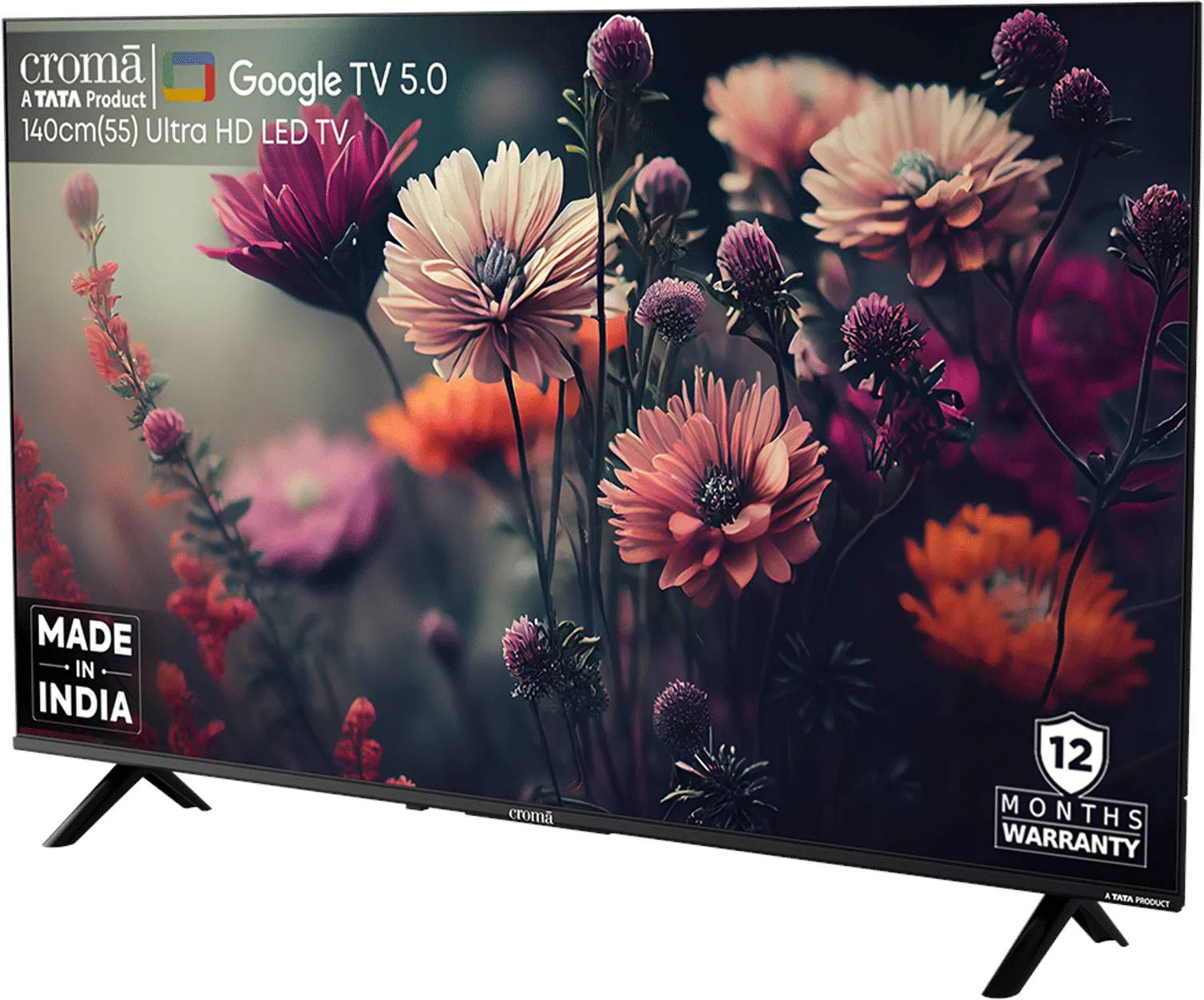 Croma CREL055UGL333850 55 inch UHD Smart LED TV Price, Specifications & Features