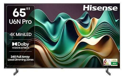 Hisense U6N PRO 65U6N PRO 65 inch UHD Smart QLED Mini LED TV Price ...